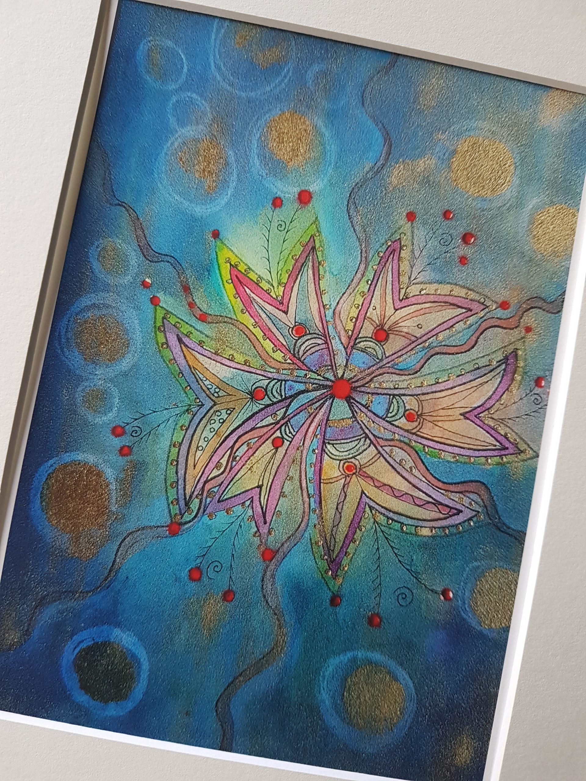 Kunstdruck "Magisches Mandala" • Heilsames Intuitives Malen & Freie ...