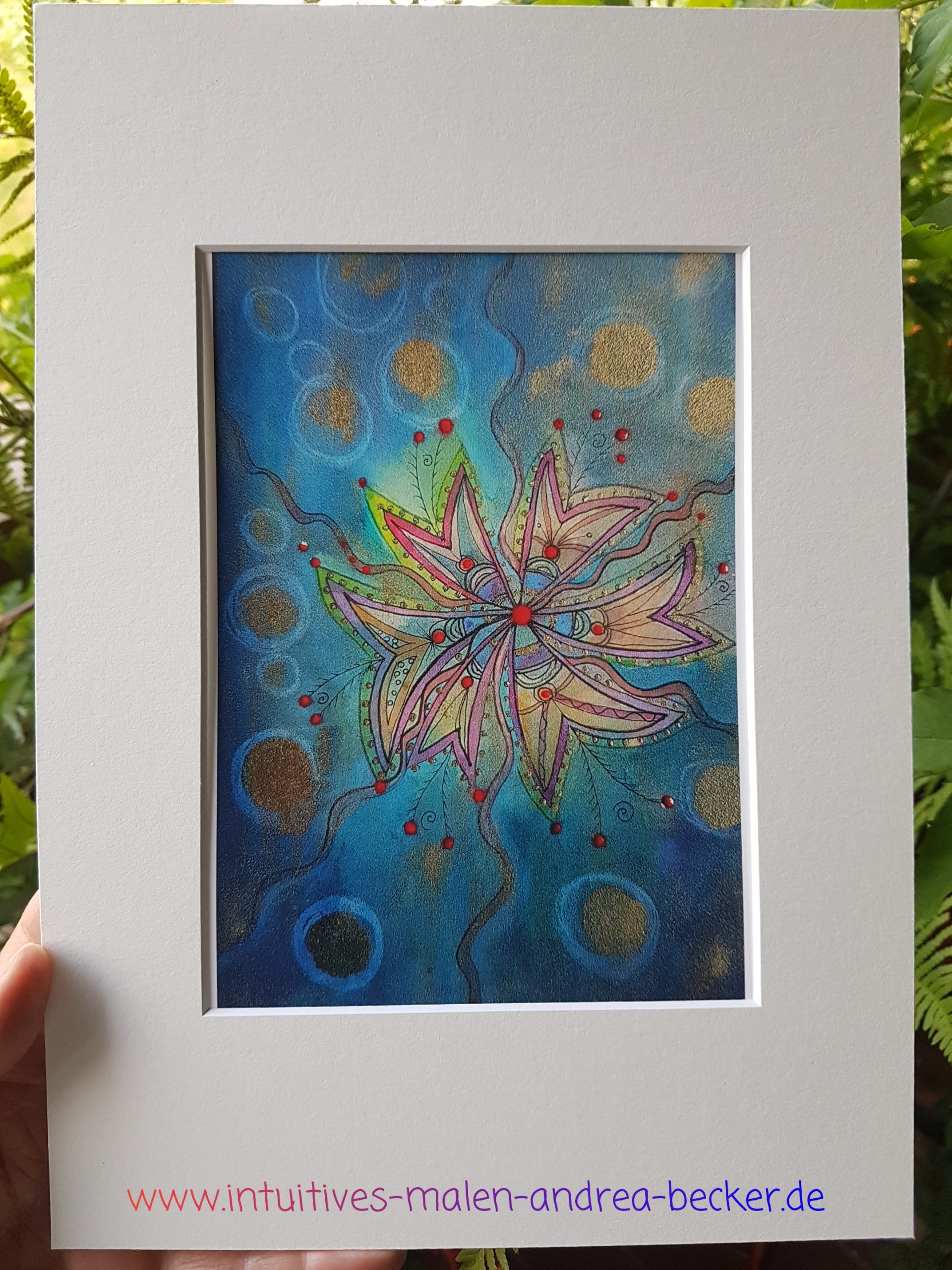 Kunstdruck "Magisches Mandala" • Heilsames Intuitives Malen & Freie ...